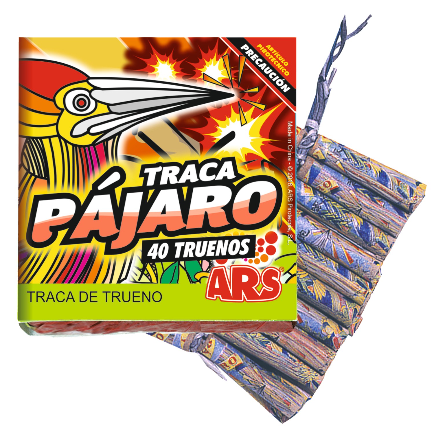 TRACA 40 PAJAROS – Pirotecnia los Niños