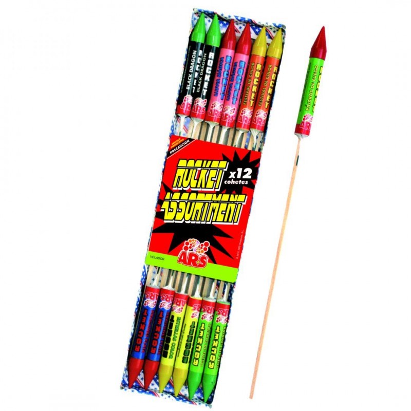 ROCKET ASSORTMENT (12) – Pirotecnia los Niños